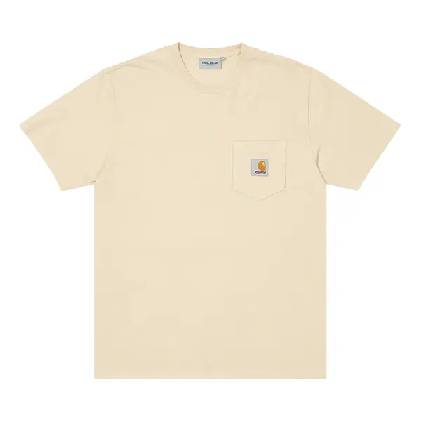 Carhartt Work In Progress X Palace Short-sleeve Pocket T-shirt 'palace Wax - Tan