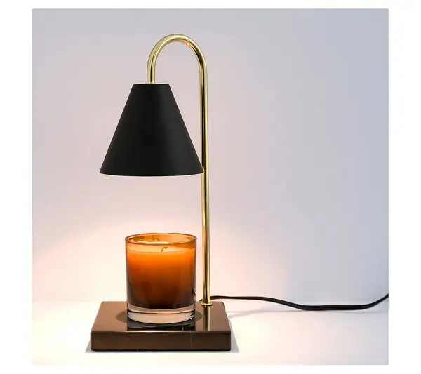 CELESTIAL LIGHTS Candle Warmer With Black Lamps Hade