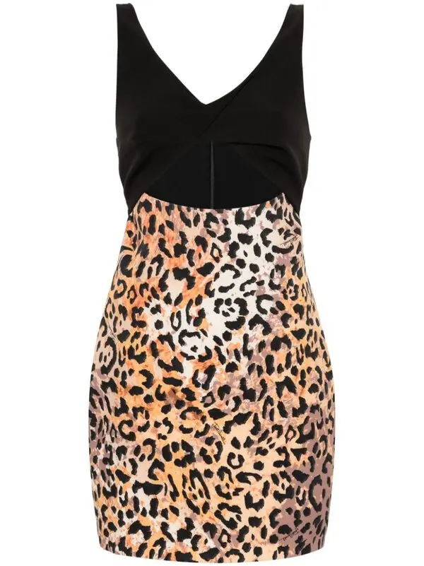 Just Cavalli Leopard-print Mini Dress