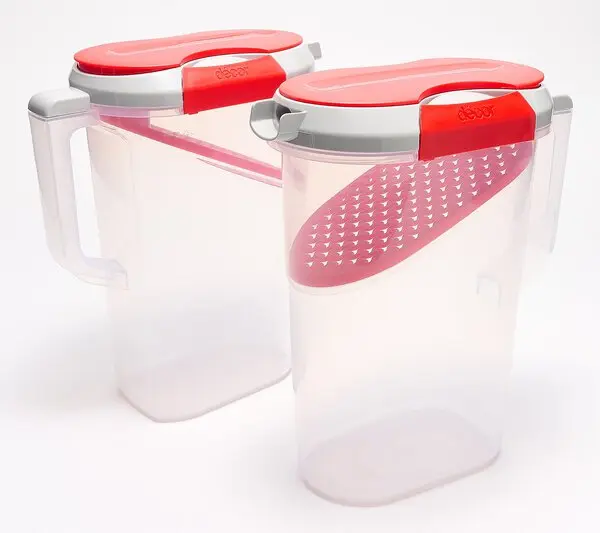 DECOR Set Of 10-cup Infusion Pitchers