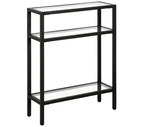 HUDSON&CANAL Hudson & Canal Sivil 22 Wide Console Table- Black