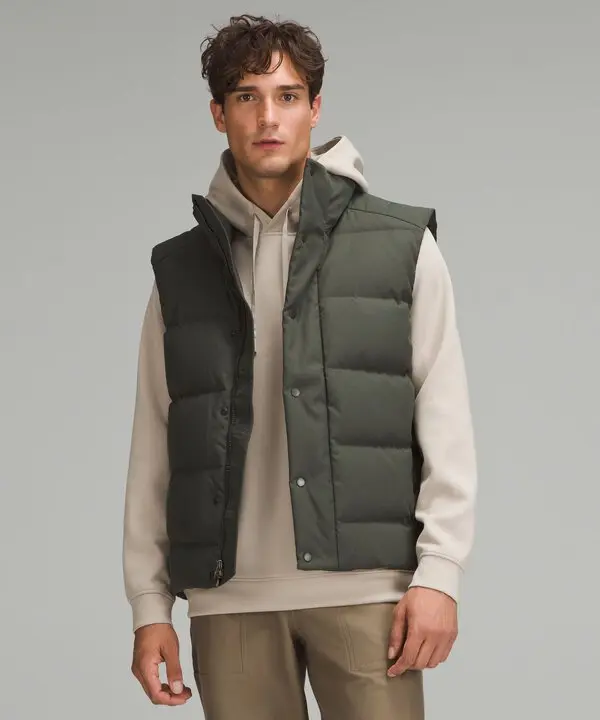 Lululemon Wunder Puff 600-down-fill Vest - Slate Brown