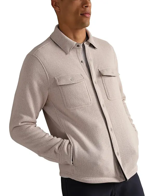 RHONE Fleece Shacket - Bone