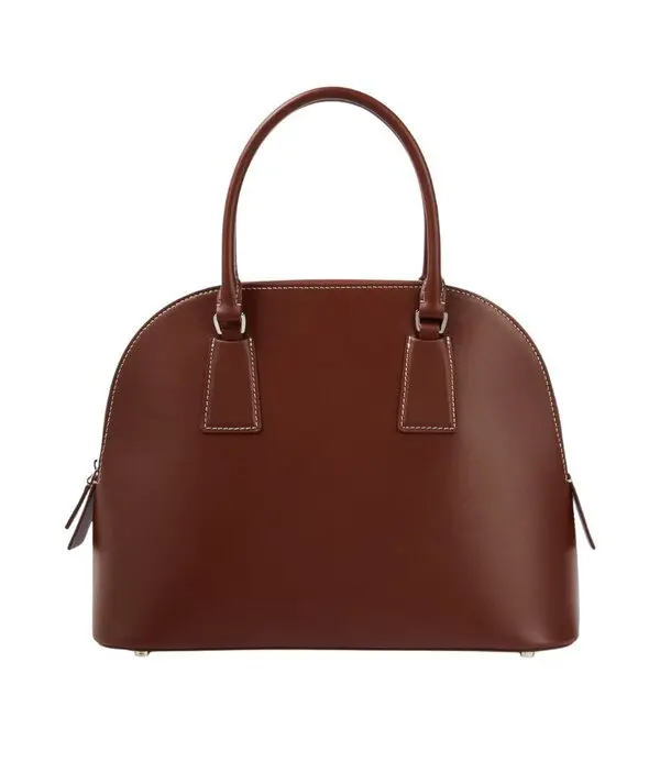 THE ROW Nina Small Leather Tote Bag - Brown