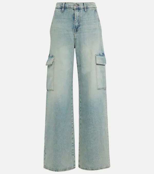 7 For All Mankind Scout Cargo Jeans - Blue