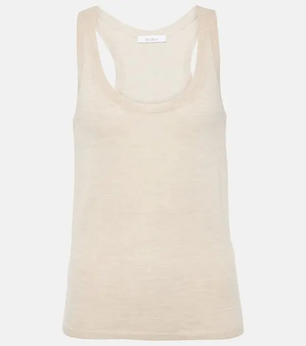 Max Mara Abbono Cashmere Tank Top - Beige