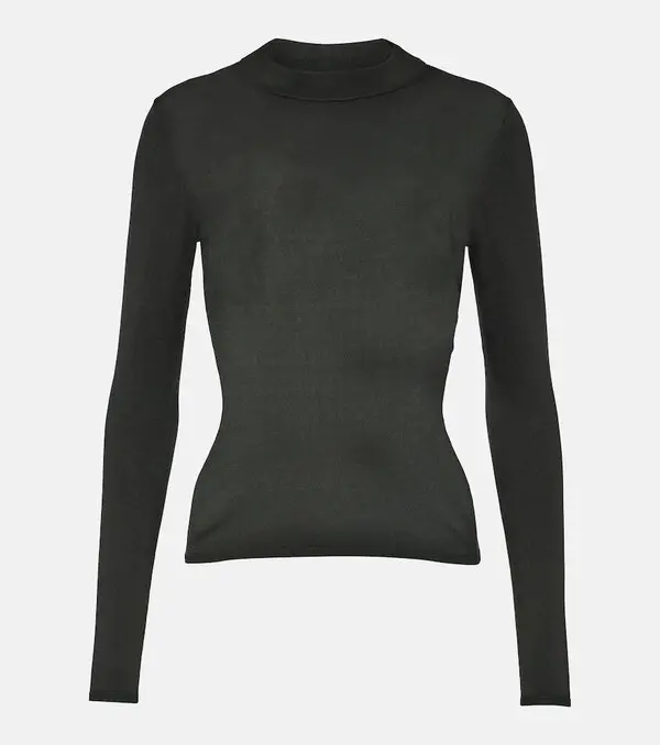 FFORME Freya Knitted Silk-blend Shirt