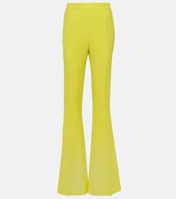 Safiyaa Halluana High-rise Flared Pants - Yellow