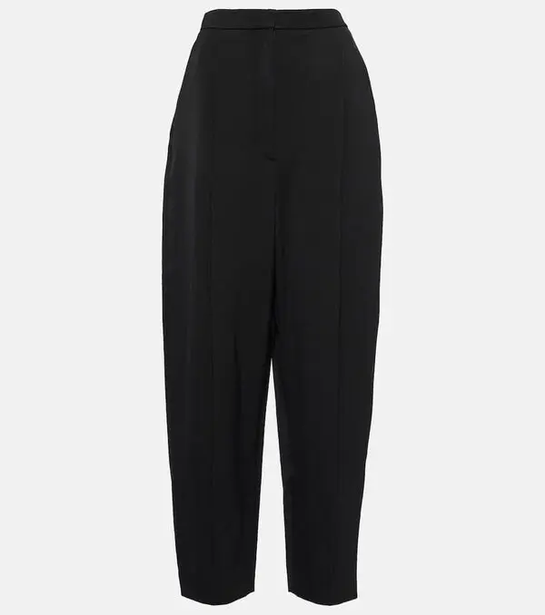 Khaite Ashford Wool-blend Straight Pants