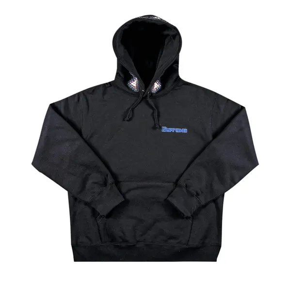 Supreme Pharaoh Studded Hooded Sweatshirt - Black