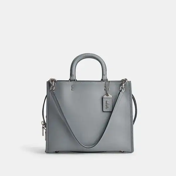 Coach Rogue Bag Silver/Grey Blue 50% Off Editorialist