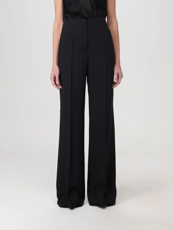 Alberta Ferretti Wide Leg Trousers - Black
