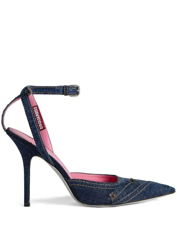 Dsquared2 100mm Pointed-toe Denim Pumps