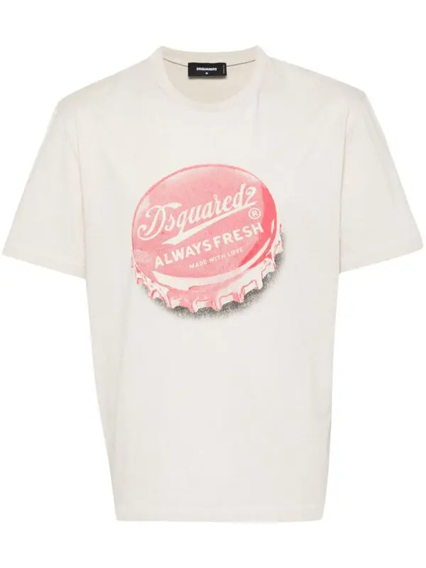 Dsquared2 Graphic-print Cotton T-shirt
