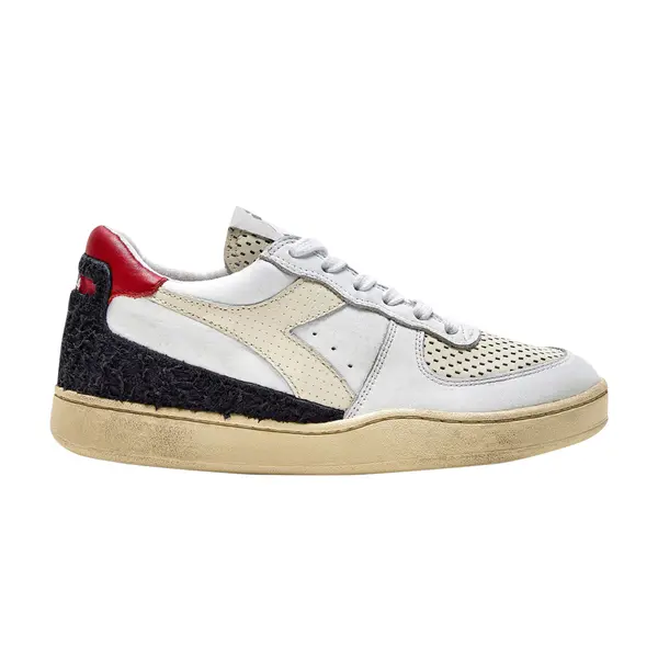 DIADORA Mi Basket Low 'punched Italia' Sneakers - White