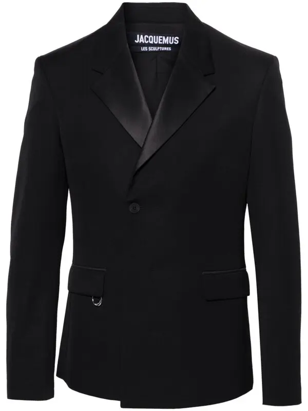 Jacquemus La Veste Melo Tuxedo Blazer - Black