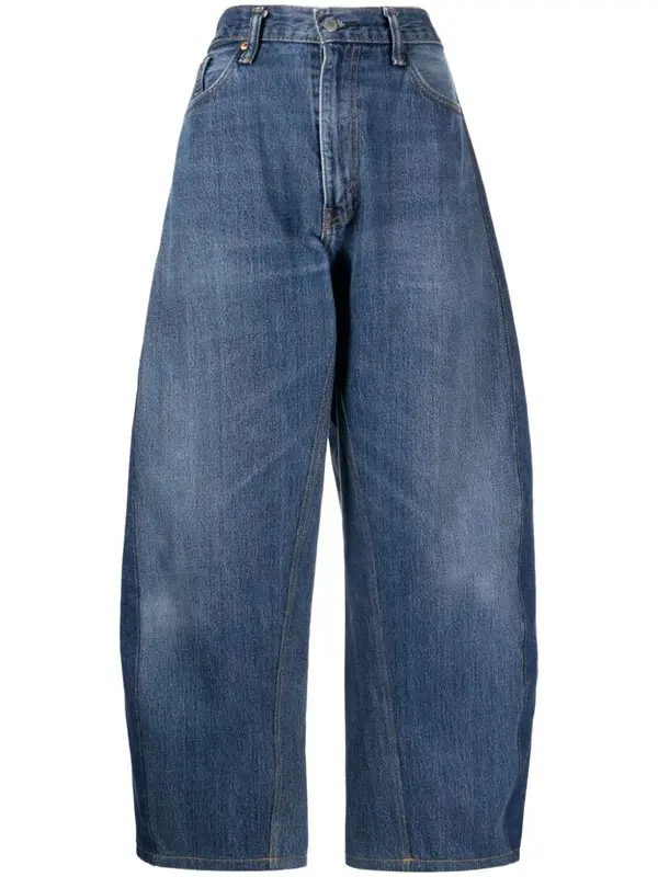 PUPPETS AND PUPPETS Panelled Wide-leg Jeans