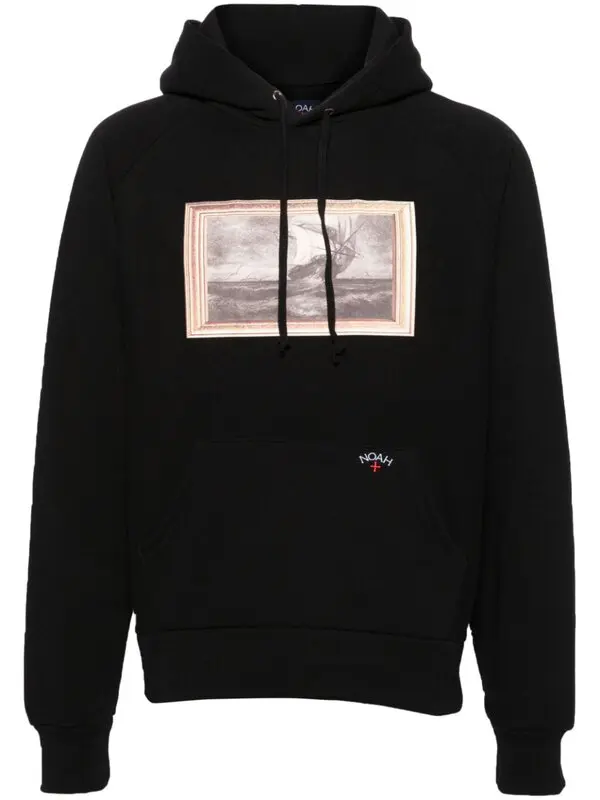NOAH X The Cure Frame-print Hoodie