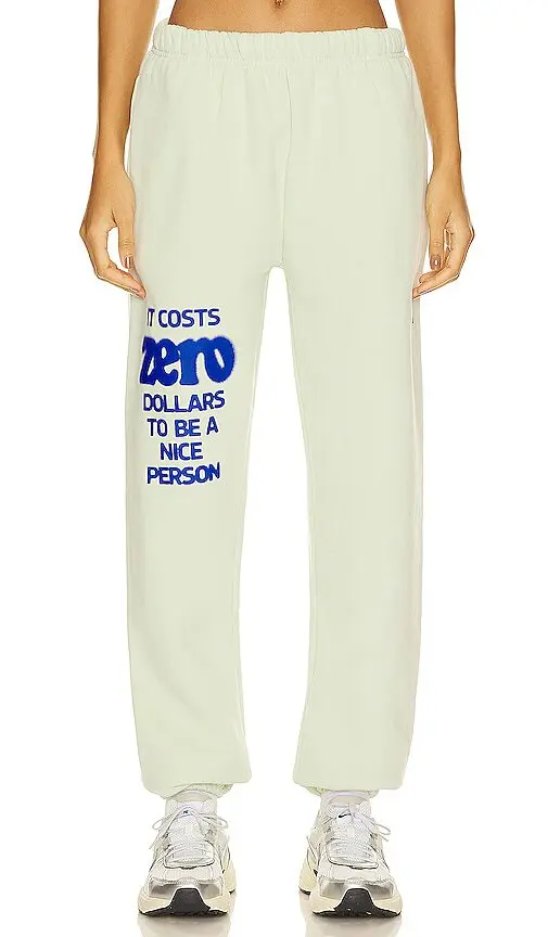 THE MAYFAIR GROUP Fleece Sweatpants - Seafoam