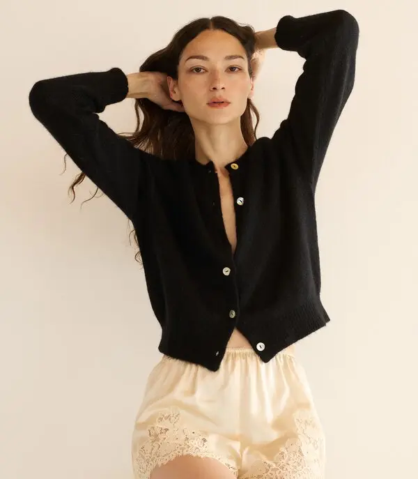 DÔEN Petra Cardigan - Black