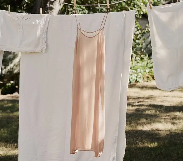 DÔEN Long Slip Dress - Conch