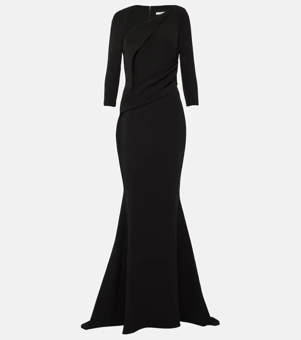 Safiyaa Pollina Gown - Black