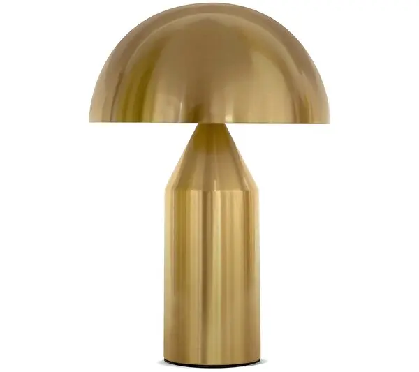BRIGHTECH Venus 15 Inch Antiqued Brass Led Tabl Desk Lamp