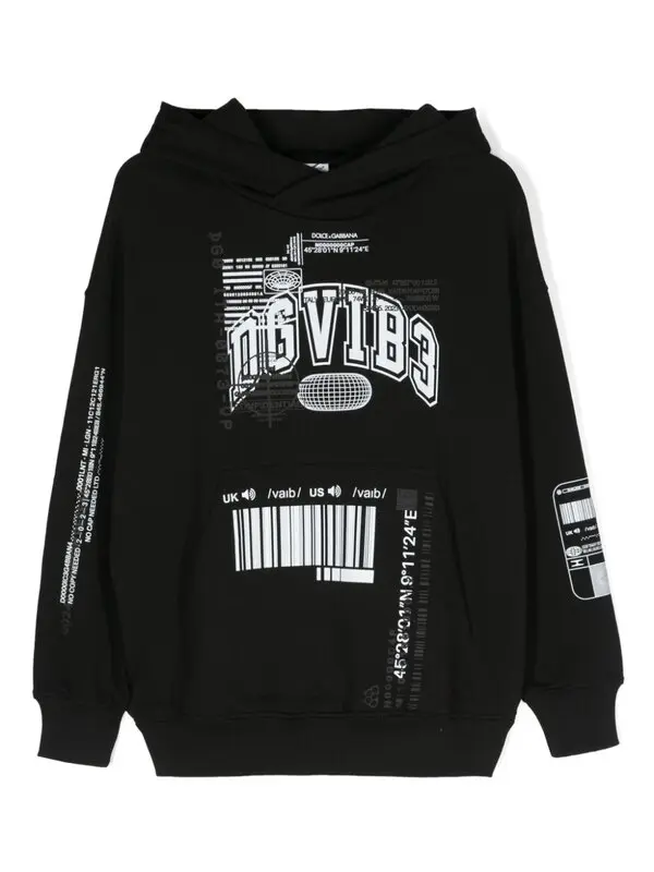 Dolce & Gabbana Print Cotton Hoodie