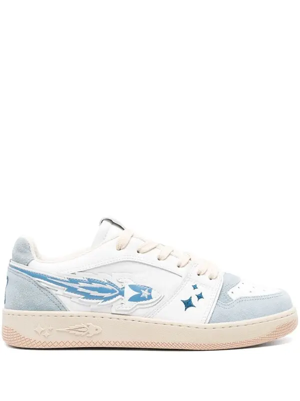 ENTERPRISE JAPAN Rocket Panelled Sneakers - White