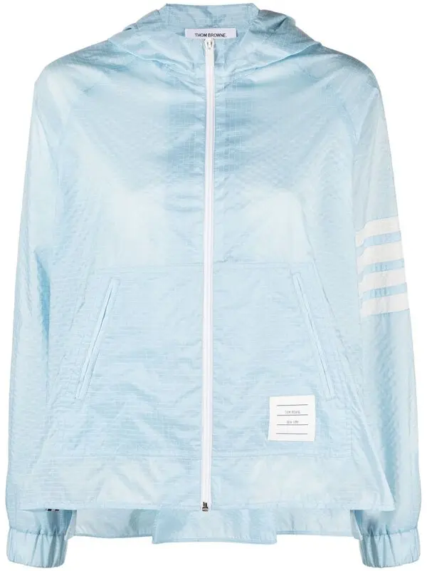 Thom Browne 4-bar Stripe Light Jacket - Blue