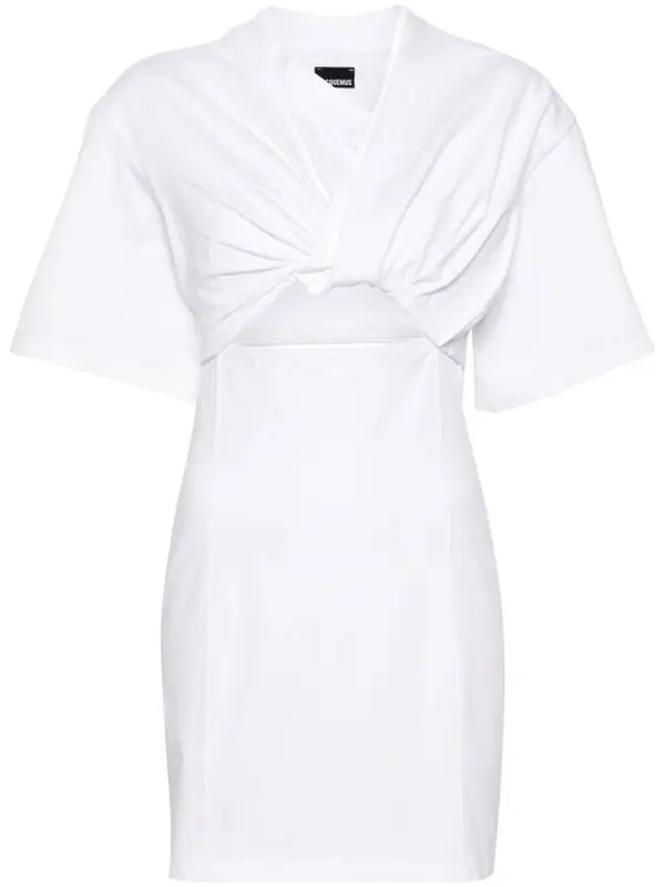 Jacquemus La Robe T-shirt Bahia Minidress - White