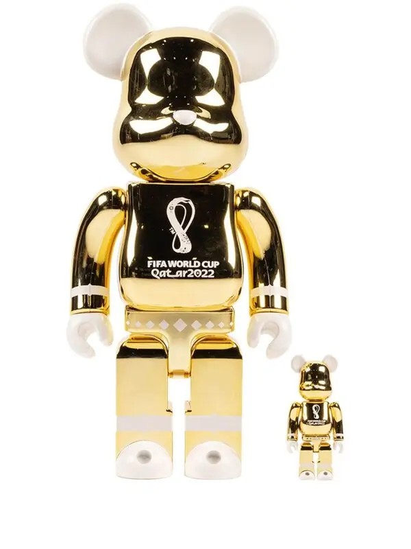 MEDICOM TOY X Fifa World Cup Qatar 2022 Be@rbrick 100% And 400% Figure Set