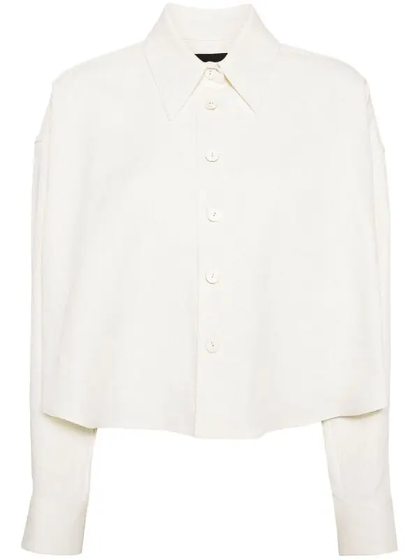 Fabiana Filippi Buttoned Linen Blend Shirt