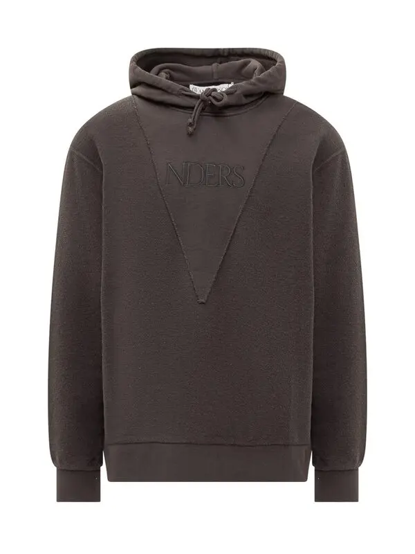 JW Anderson Hooded Sweatshirt With Contrast Detailing