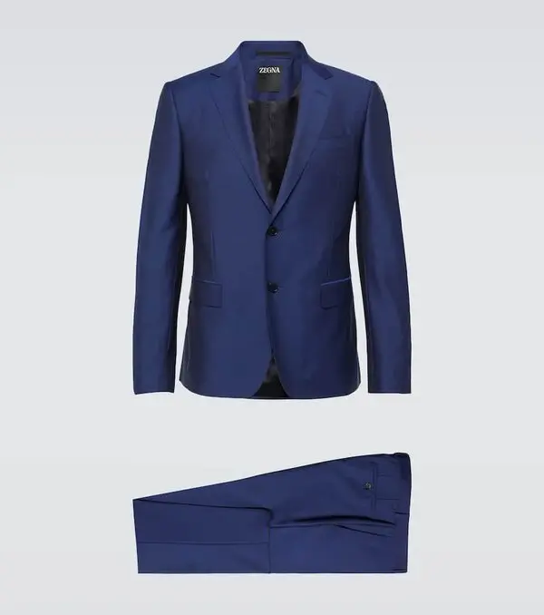 Zegna Wool And Mohair Suit