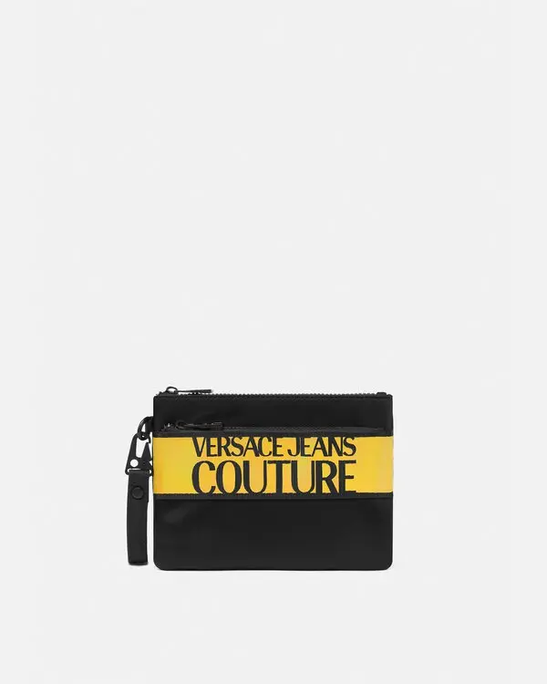Buy Versace Logo Pouch - Black+gold At 50% Off | Editorialist