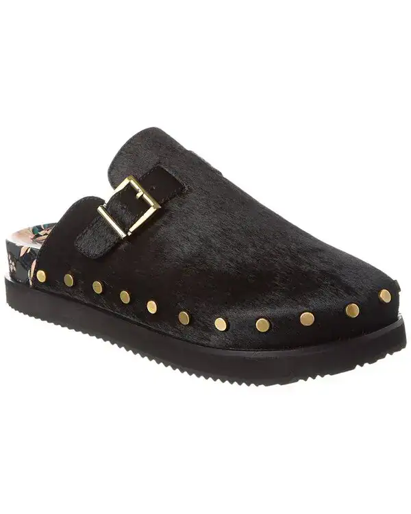 Buy Johnny Was Nido Haircalf Mule - Black At 51% Off | Editorialist