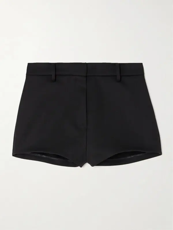 Magda Butrym Wool-twill Micro Shorts