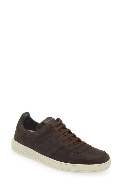 TOM FORD Radcliffe Croc Embossed Nubuck Sneakers