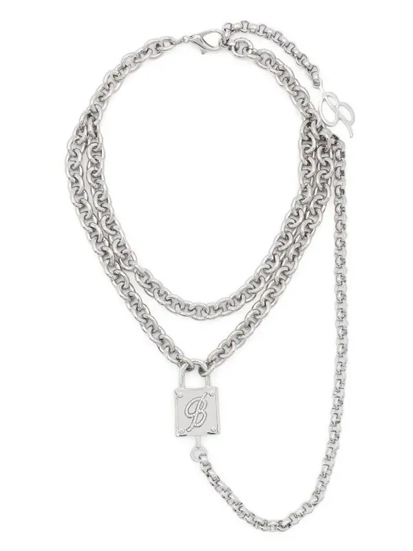 Blumarine Padlock Detail Necklace