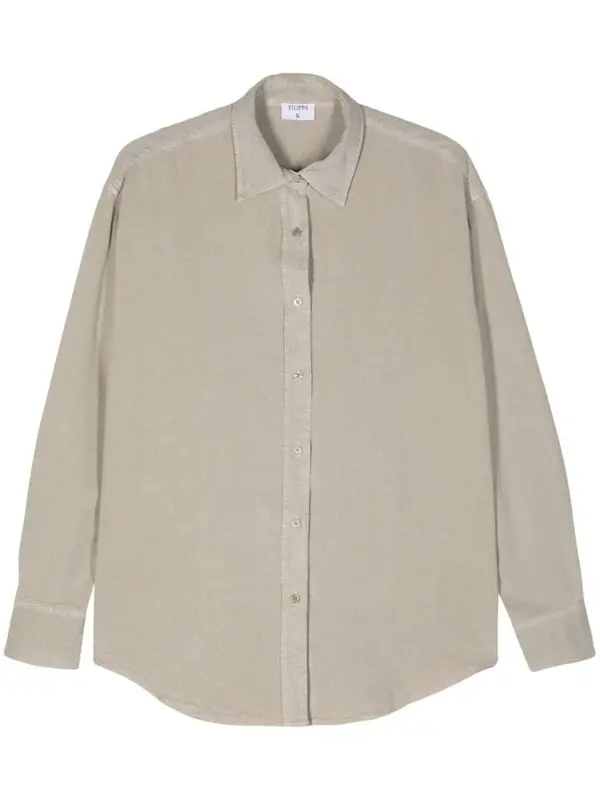Filippa K Relaxed-fit Shirt - 9913 Light Sage