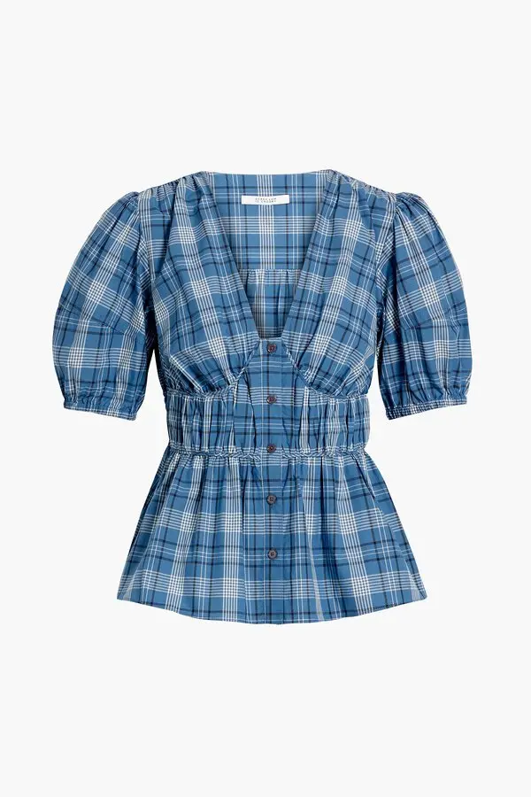 Derek Lam 10 Crosby Maureen Shirred Top