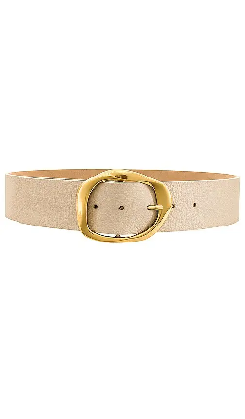 B-low The Belt Edmond Leather Belt - Bone & Gold