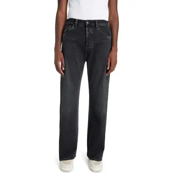 Acne Studios 2021 Loose Fit Jeans - Black | Editorialist