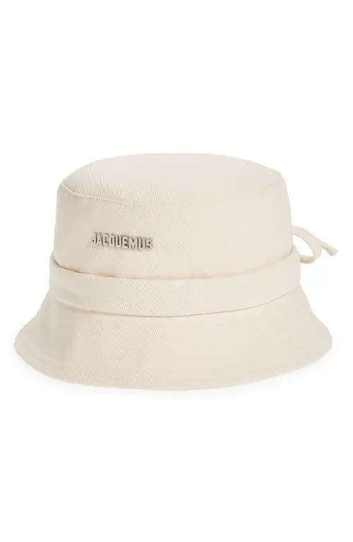 Jacquemus Le Bob Gadjo Bucket Hat - Off-white 110