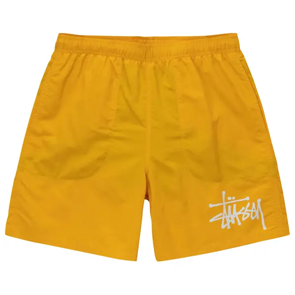StÜssy Big Basic Water Short 'citrus - Yellow