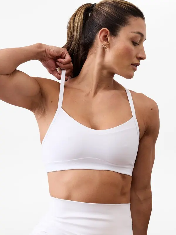 Athleta Vital Sports Bra A-c - Bright White