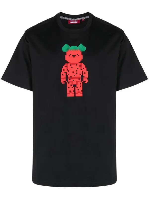 MOSTLY HEARD RARELY SEEN Slice Of Melon Bear T-shirt - Black