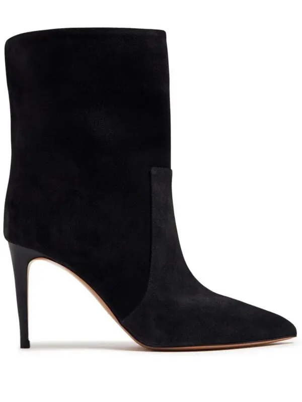 Paris Texas 85mm Pointed-toe Suede Boots
