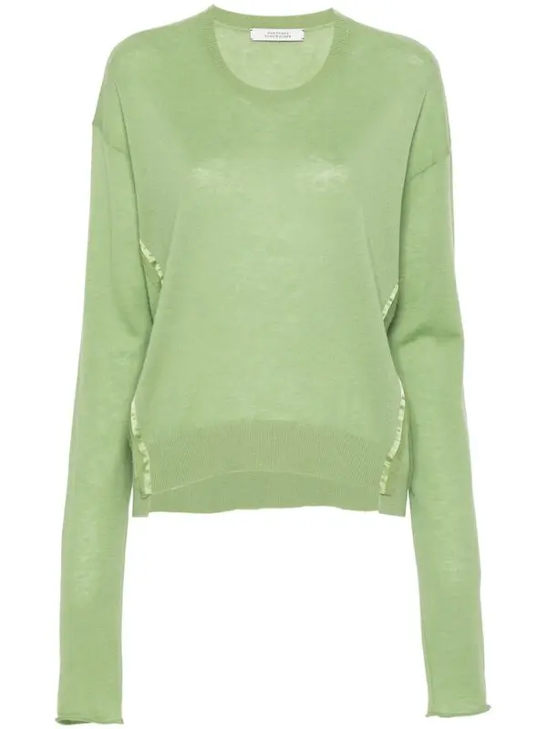 Dorothee Schumacher Frayed-detailing Ribbed Jumper